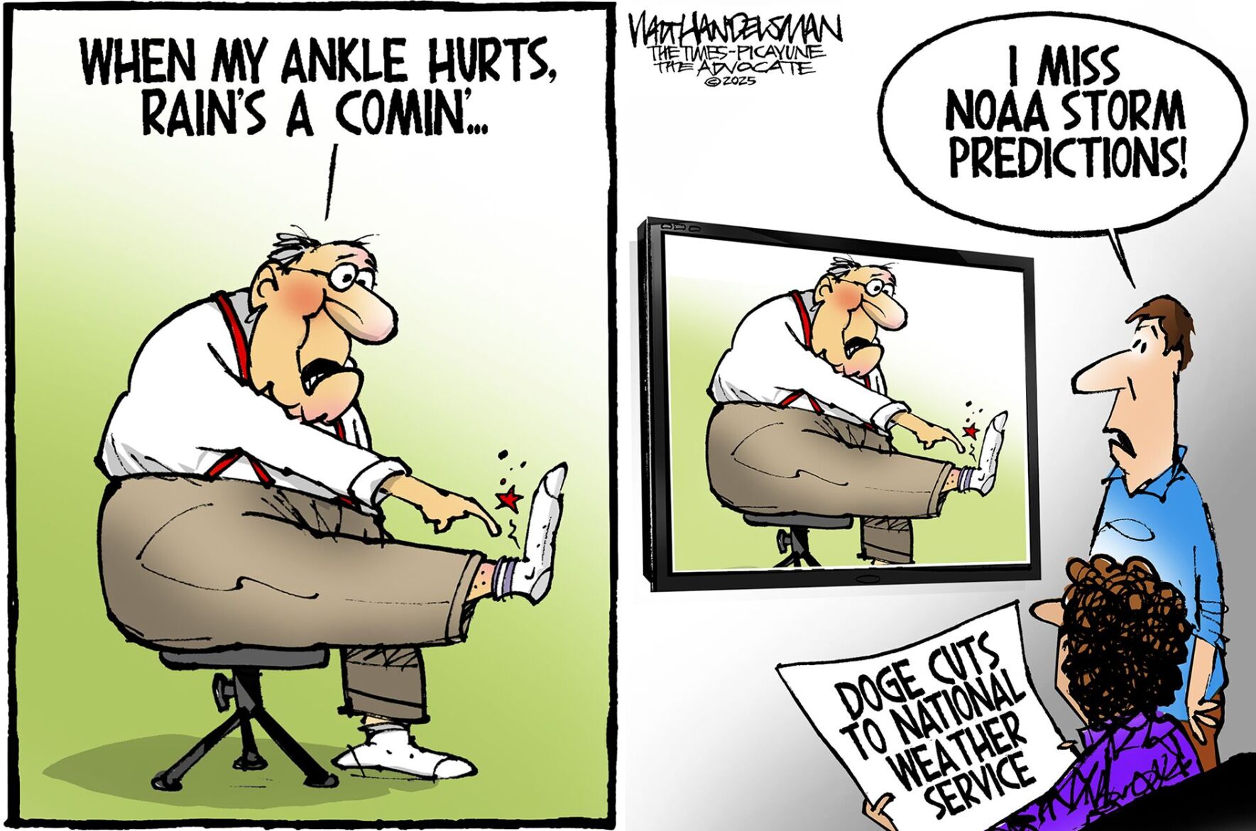 Editorial Cartoon: Walt Handelsman (April 19, 2025) | Cartoons | union ...