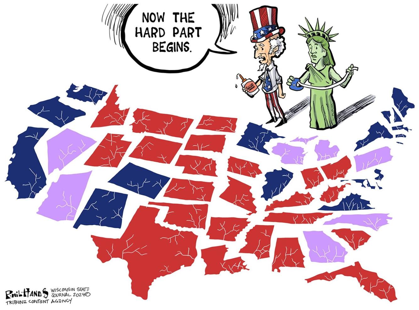 Editorial Cartoon: Phil Hands (Nov. 9, 2024) | Cartoons | union ...