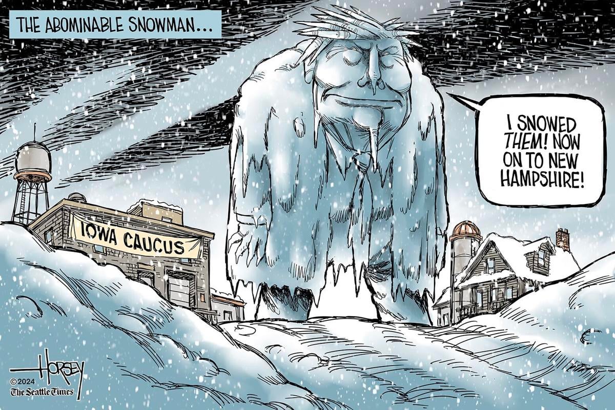 Editorial Cartoon: David Horsey (Jan. 20, 2024) | Cartoons | union-bulletin.com