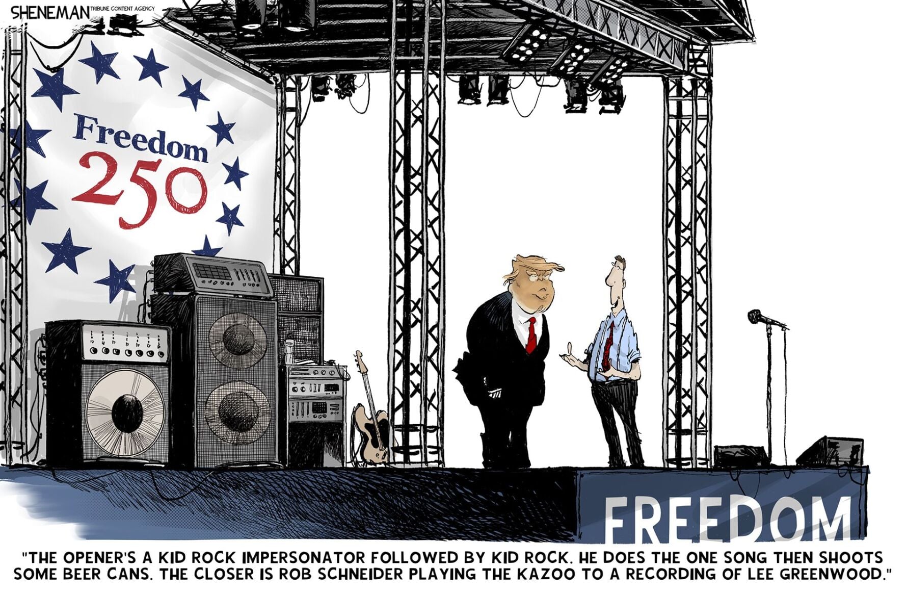 Editorial Cartoon: Drew Sheneman (June 6, 2026) | Cartoons | union ...