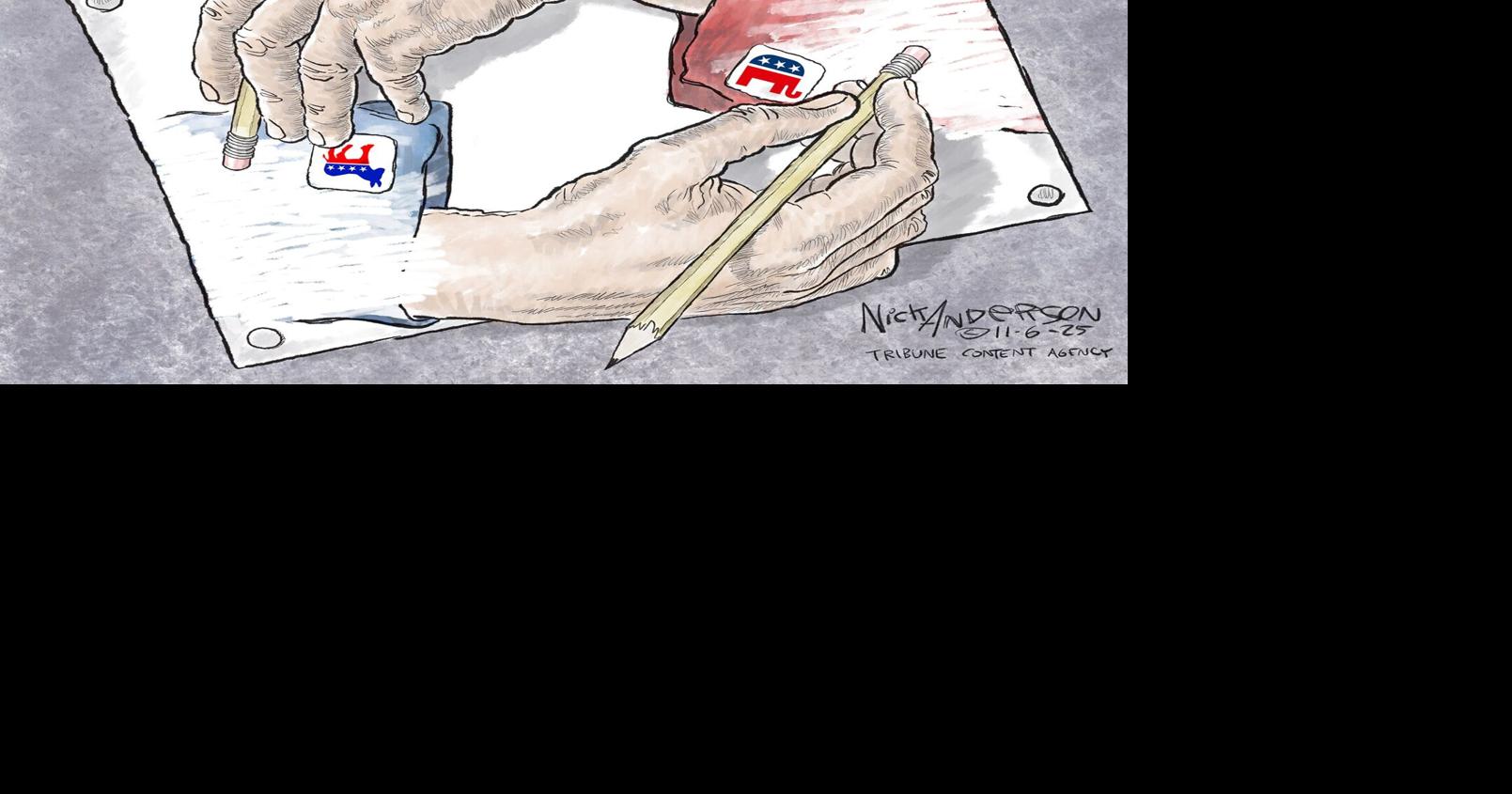 Editorial Cartoon: Nick Anderson (Nov. 9, 2025) | Cartoons | union ...