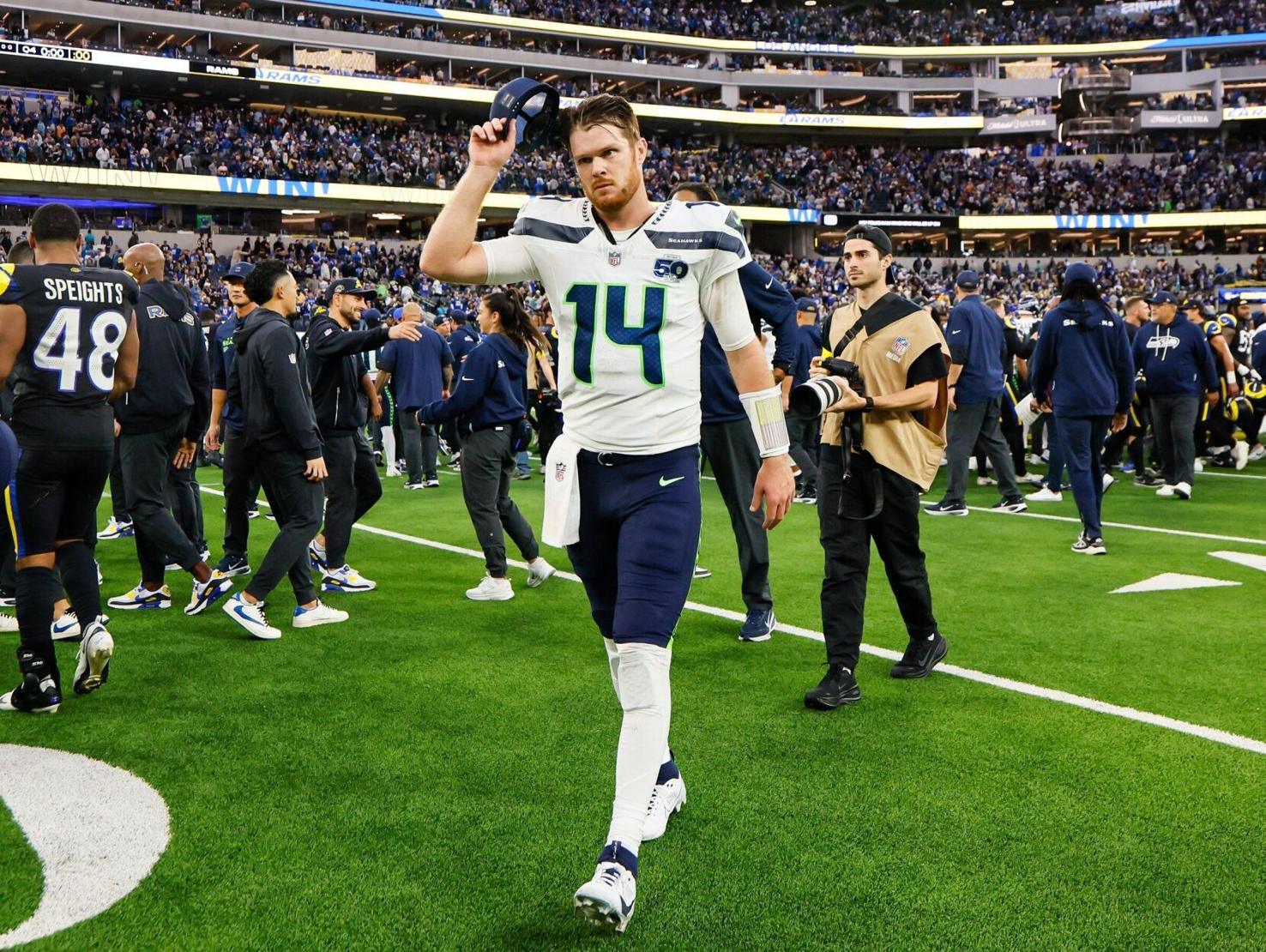 Why Seahawks QB Sam Darnold isn’t losing any sleep with Rams coming up ...