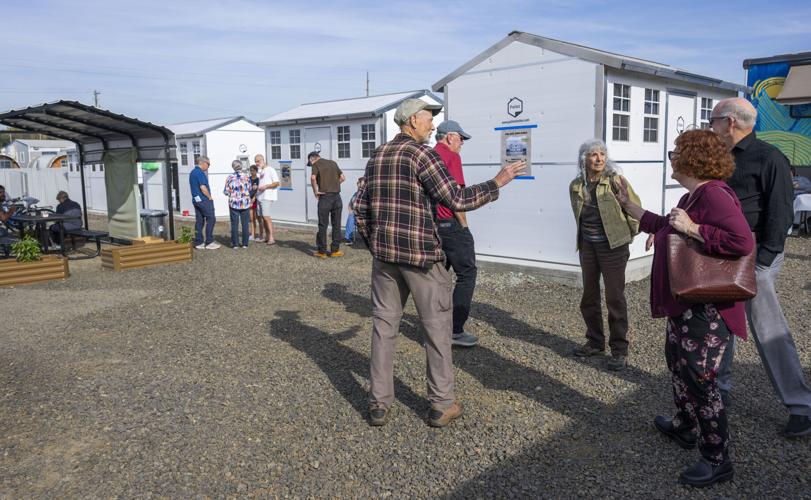 'A big change': Homeless alliance shows new transitional shelter ...