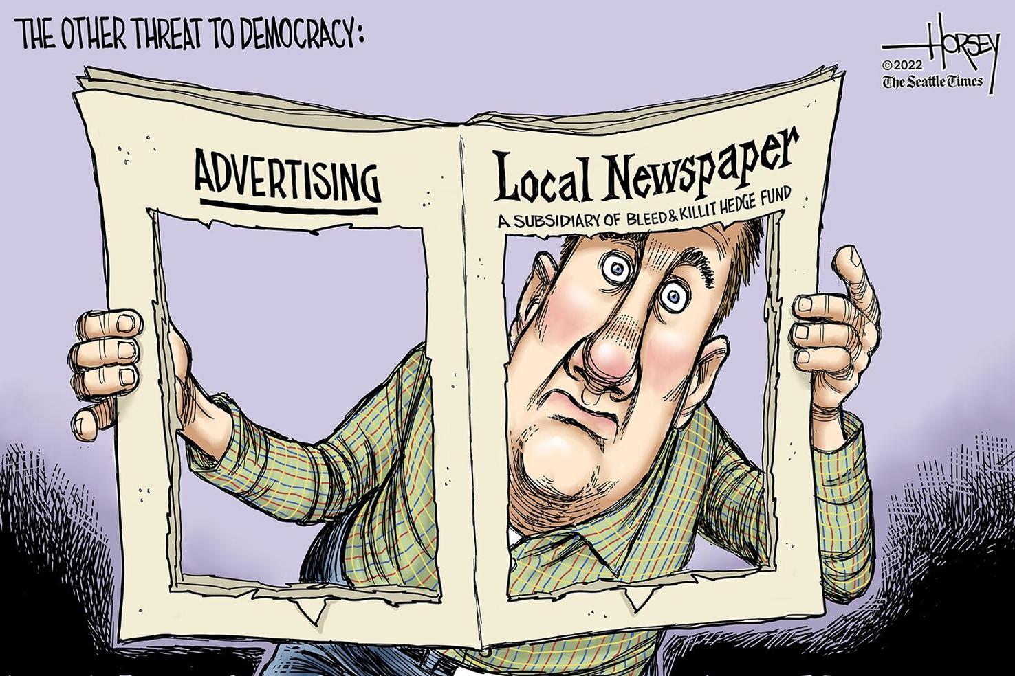 Editorial Cartoon: David Horsey (Dec. 4, 2022) | Cartoons | union ...