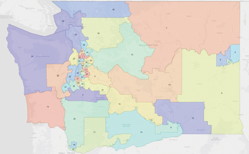 Lawmakers, candidates react to new WA district voting maps | Elections ...