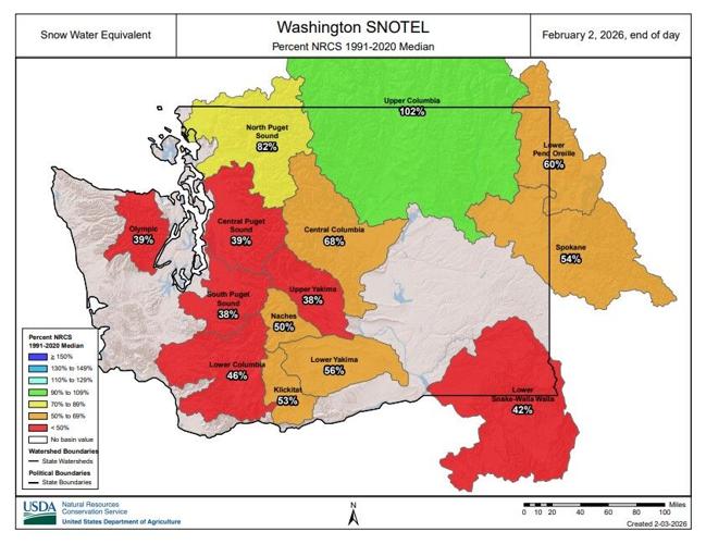Blue Mountains see record low snowpack through January | Local | union ...