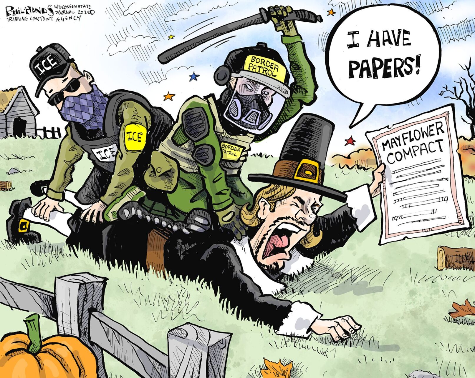 Editorial Cartoon: Phil Hands (Nov. 22, 2025) | Cartoons | union ...