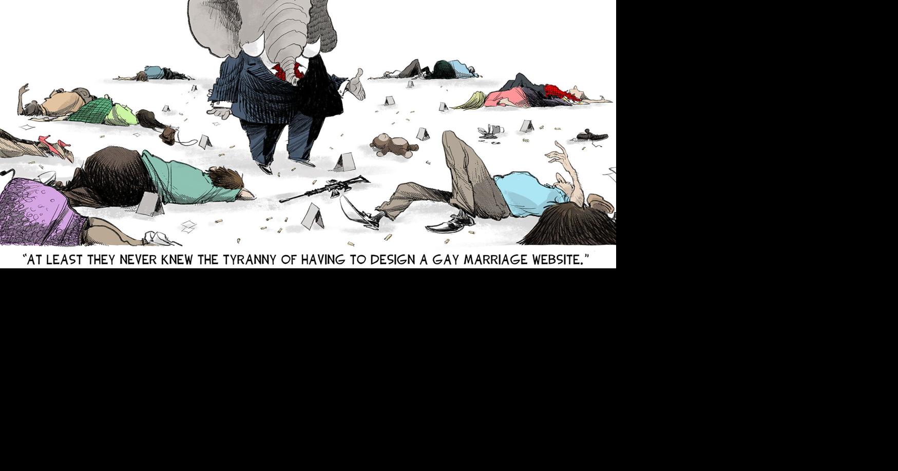 Editorial Cartoon: Drew Sheneman (July 9, 2023) | Cartoons | union ...