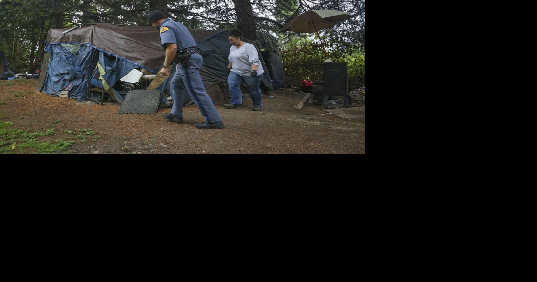 WA cuts funding for homeless encampment removal program | Northwest ...