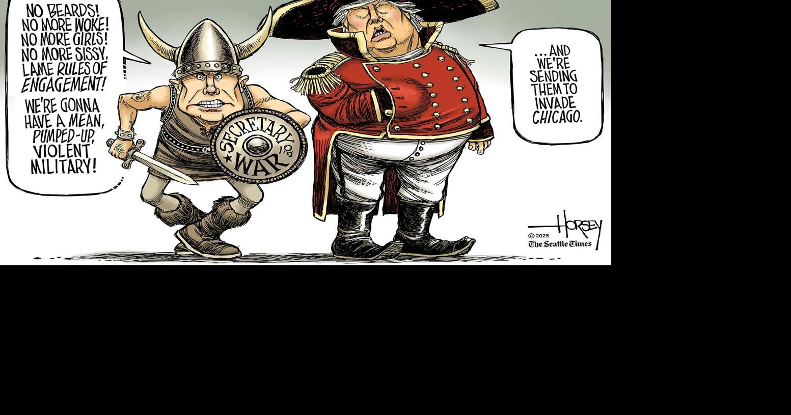 Editorial Cartoon: David Horsey (Oct. 4, 2025) | Cartoons | union ...