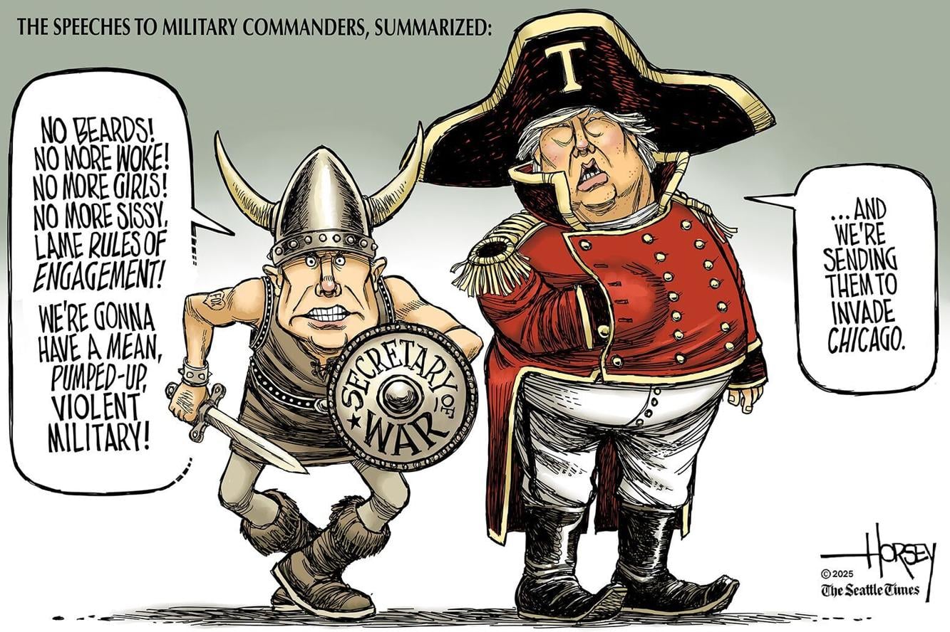 Editorial Cartoon: David Horsey (Oct. 4, 2025) | Cartoons | union ...