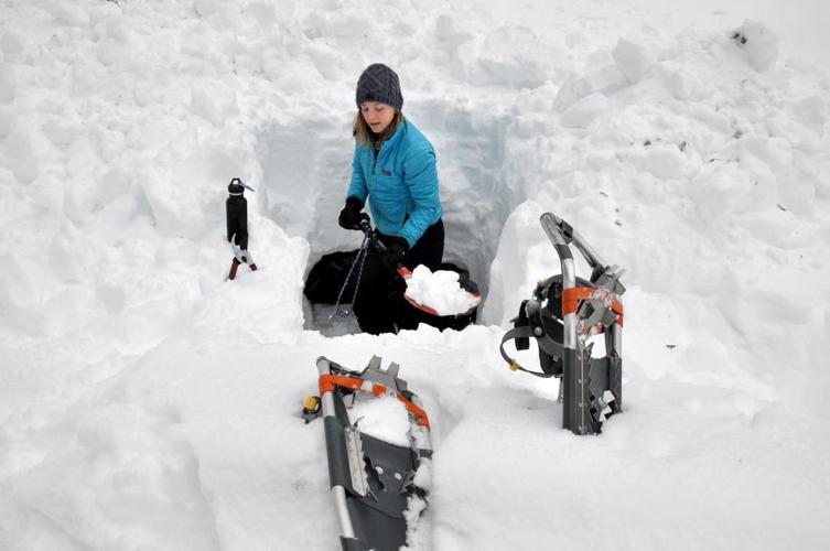 Building, staying in snow cave enhances survival skills | | union ...