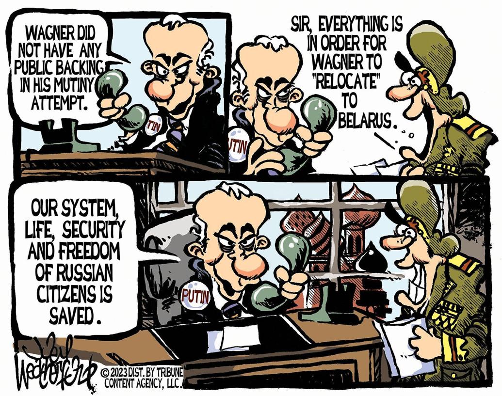 Editorial Cartoon: Joey Weatherford (July 2, 2023) | Cartoons | union ...