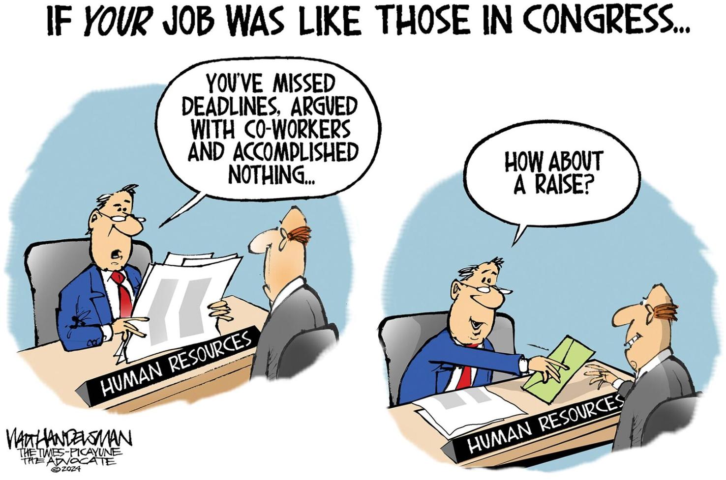 Editorial Cartoon: Walt Handelsman (Dec. 27, 2024) | Cartoons | union ...