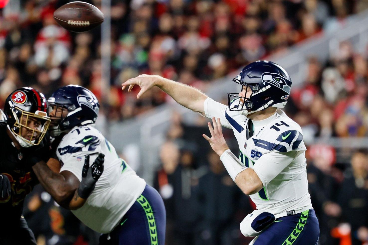 Seahawks-49ers: Seattle Times staff’s score predictions for Divisional ...