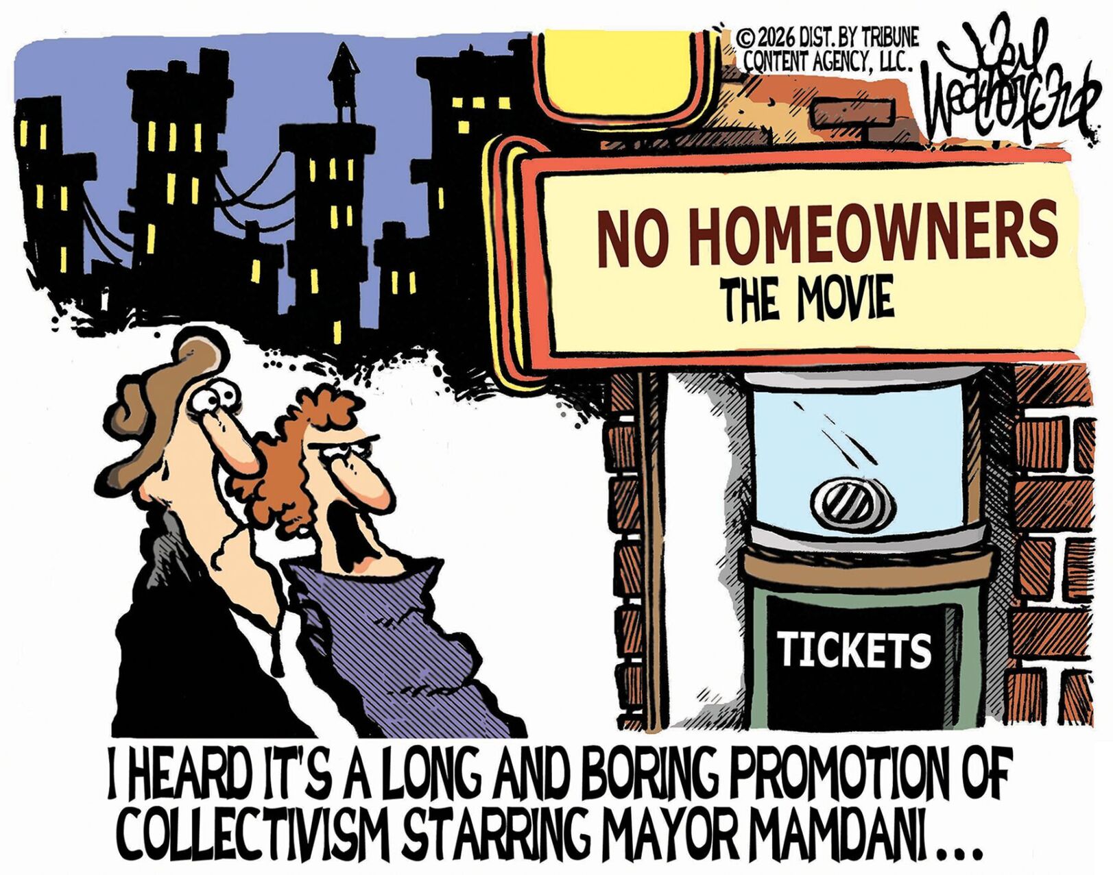 Editorial Cartoon: Joey Weatherford (Jan. 14, 2026) | Cartoons | union ...