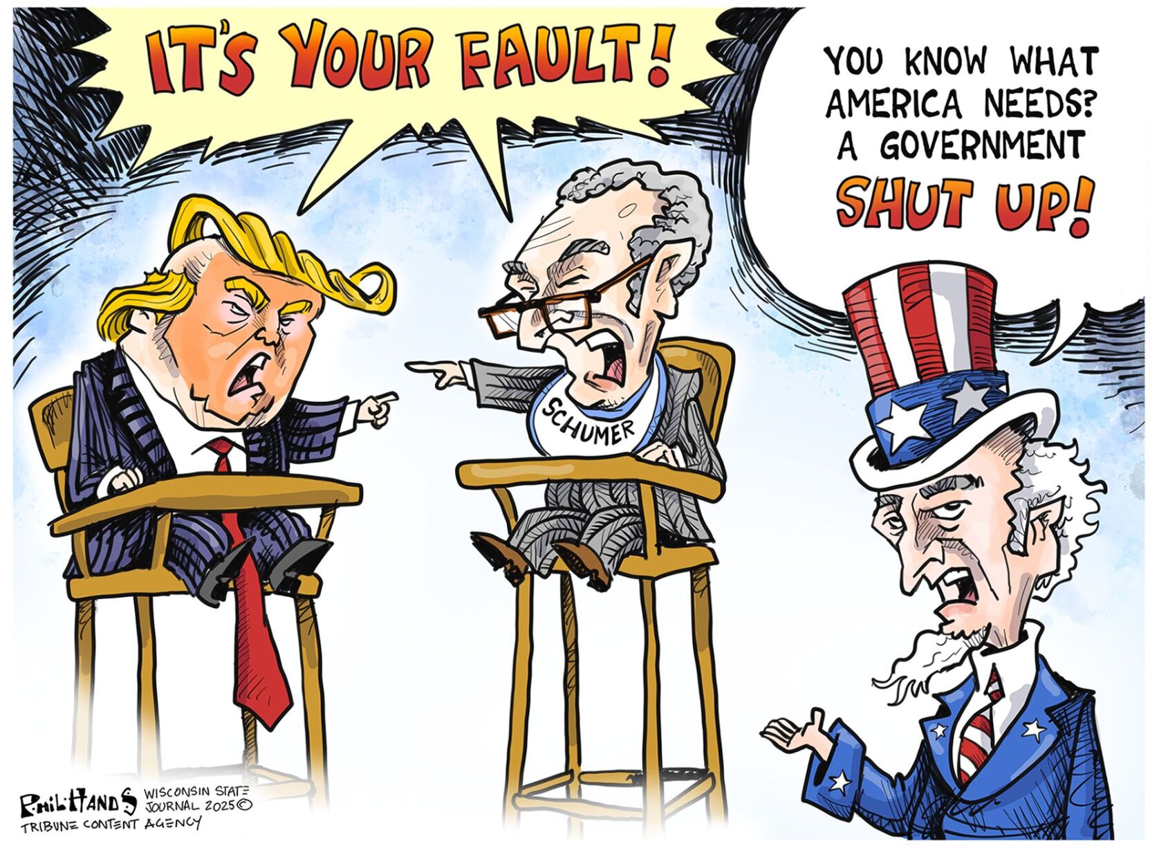 Editorial Cartoon: Phil Hands (Oct. 6, 2025) | Cartoons | union ...