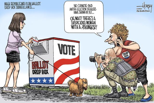 Editorial Cartoon: David Horsey (July 25, 2022) | Cartoons | union ...