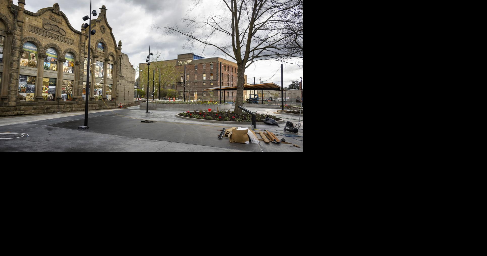 Event space at Heritage Square Park set for completion by end of May ...