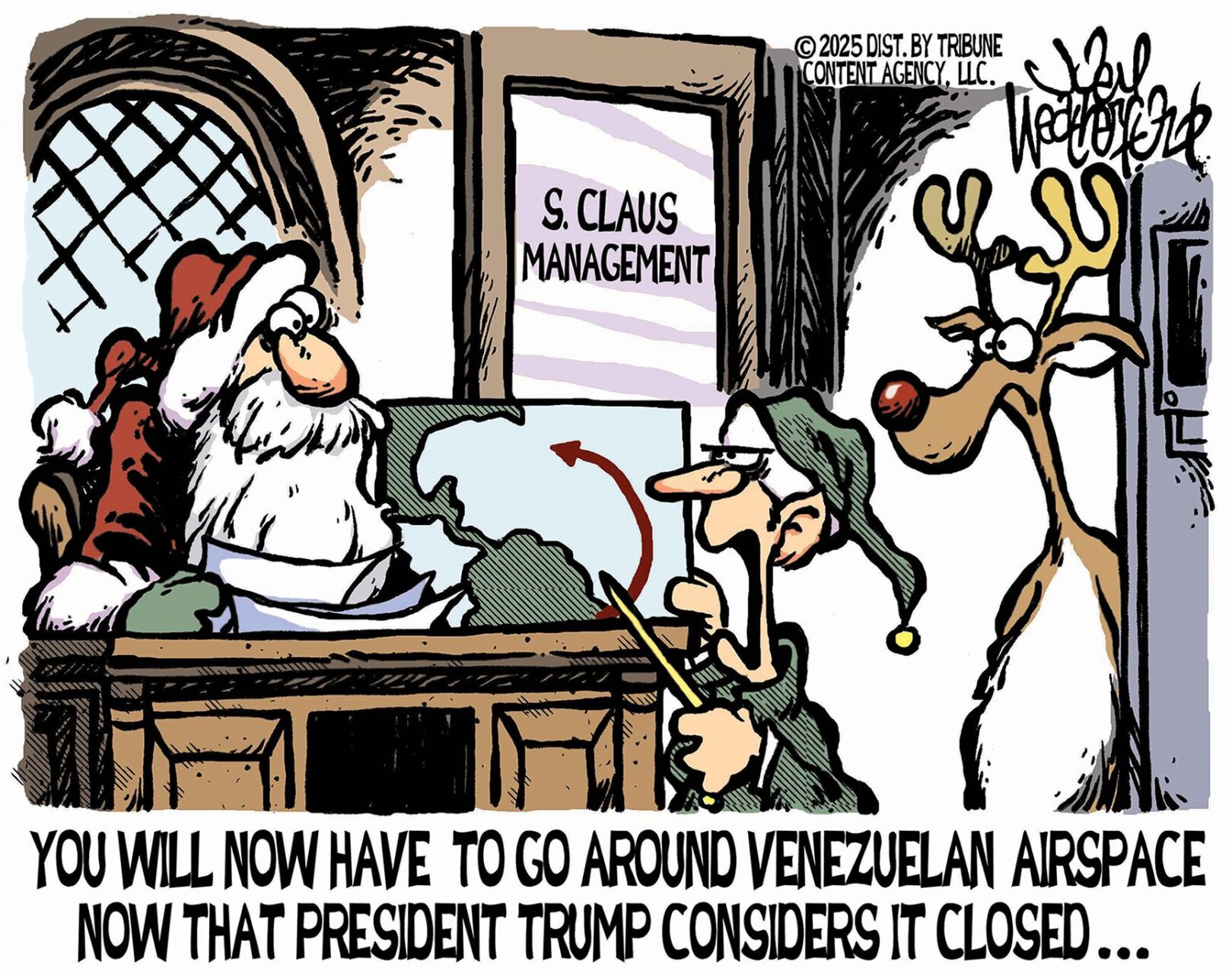 Editorial Cartoon: Joey Weatherford (Dec. 13, 2025) | Cartoons | union ...
