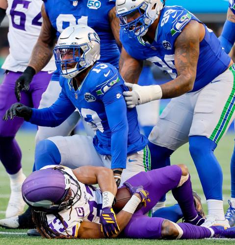 Seahawks’ Ernest Jones IV took out his ‘rough’ season on Vikings ...