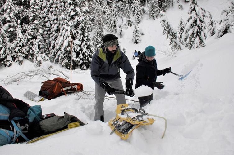 Building, staying in snow cave enhances survival skills | | union ...
