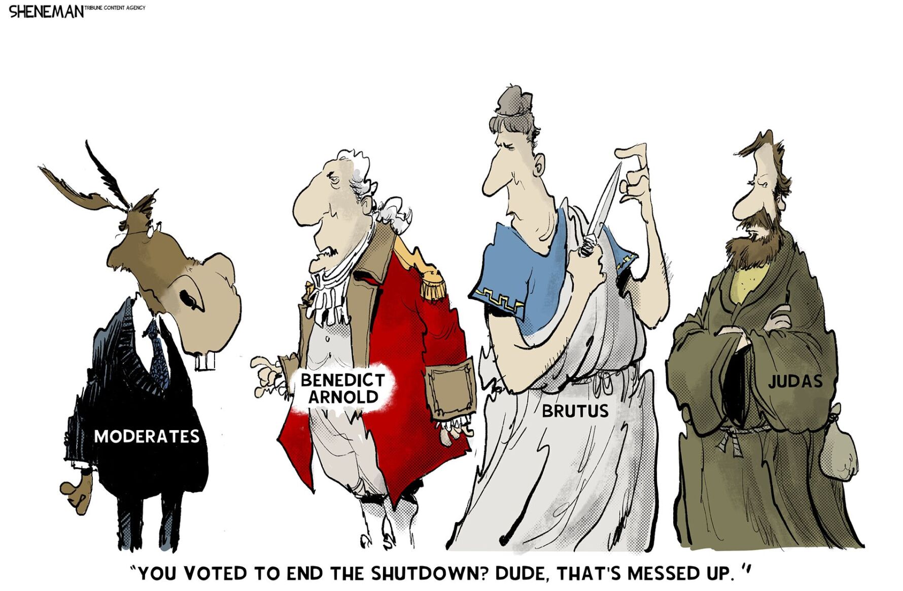Editorial Cartoon: Drew Sheneman (Nov. 15, 2025) | Cartoons | union ...