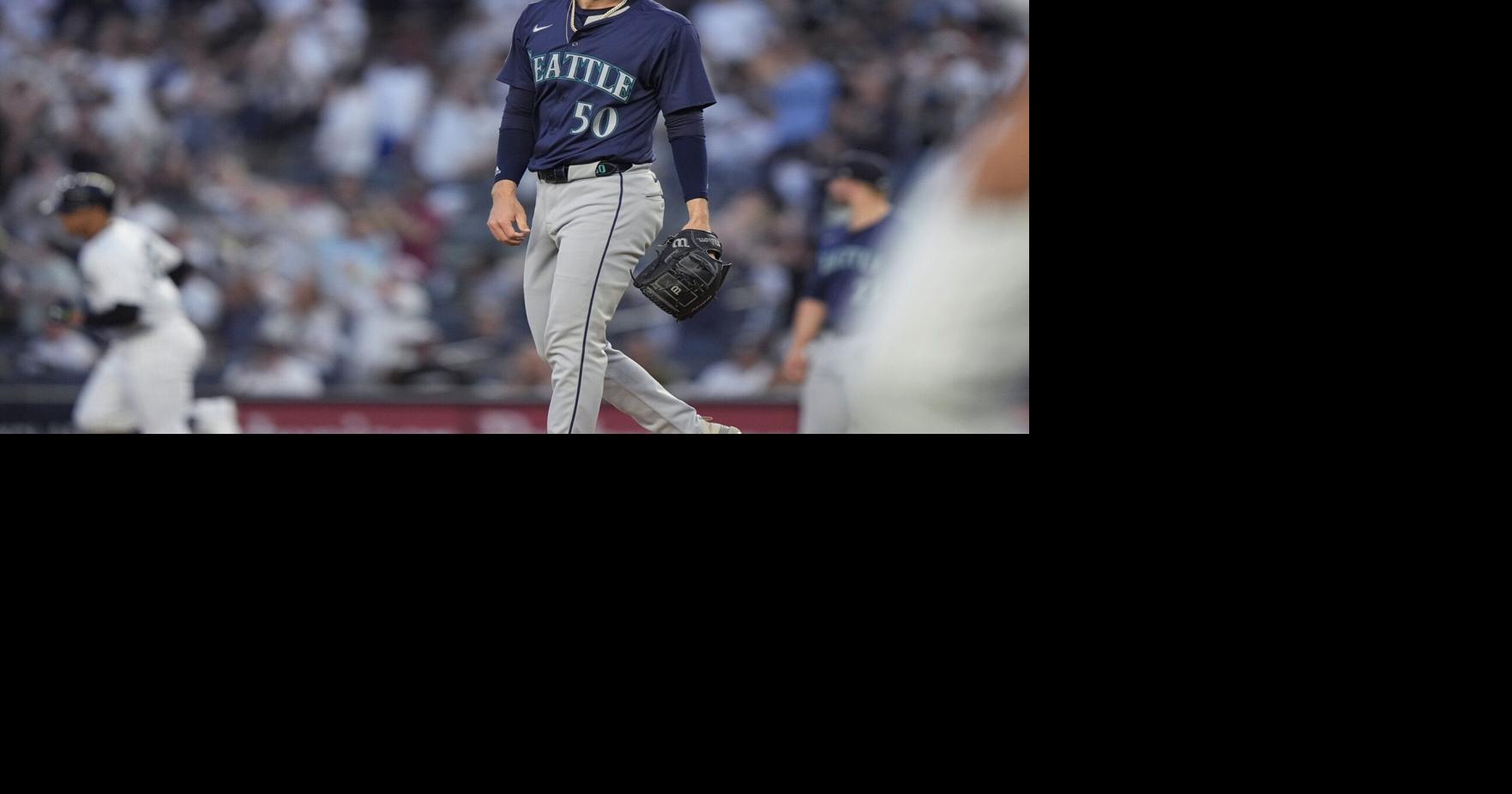 Yankees jump on Bryce Miller early, blast four homers off M’s pitching ...