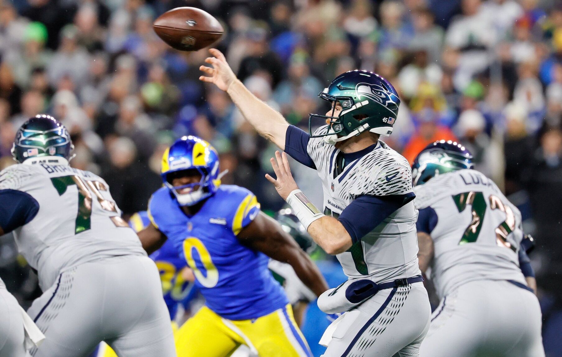 Seahawks’ Sam Darnold has chance to vanquish Rams — and his critics ...