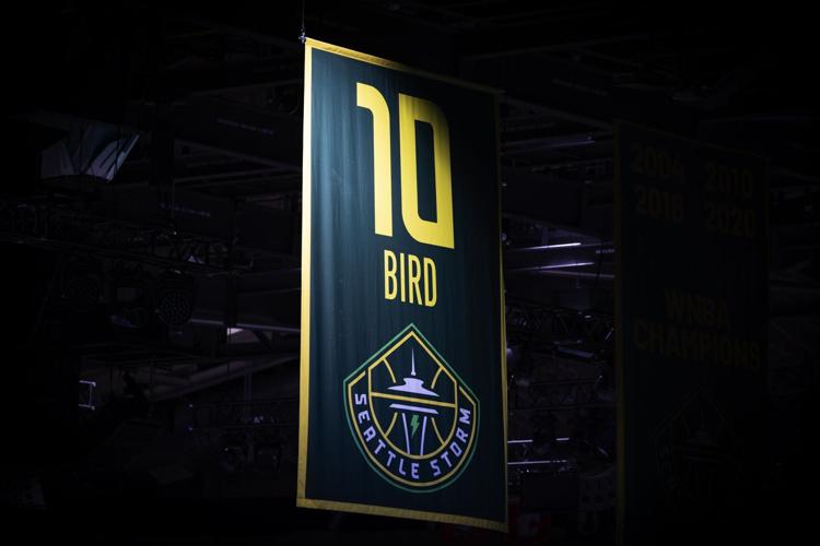 Photos: Seattle celebrates Sue Bird with statue | Storm | union ...