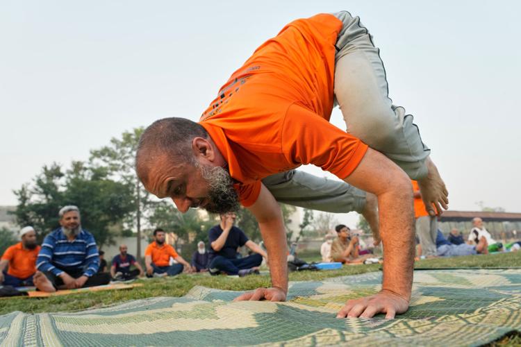 Photo highlights from the International Yoga Day | National | union ...