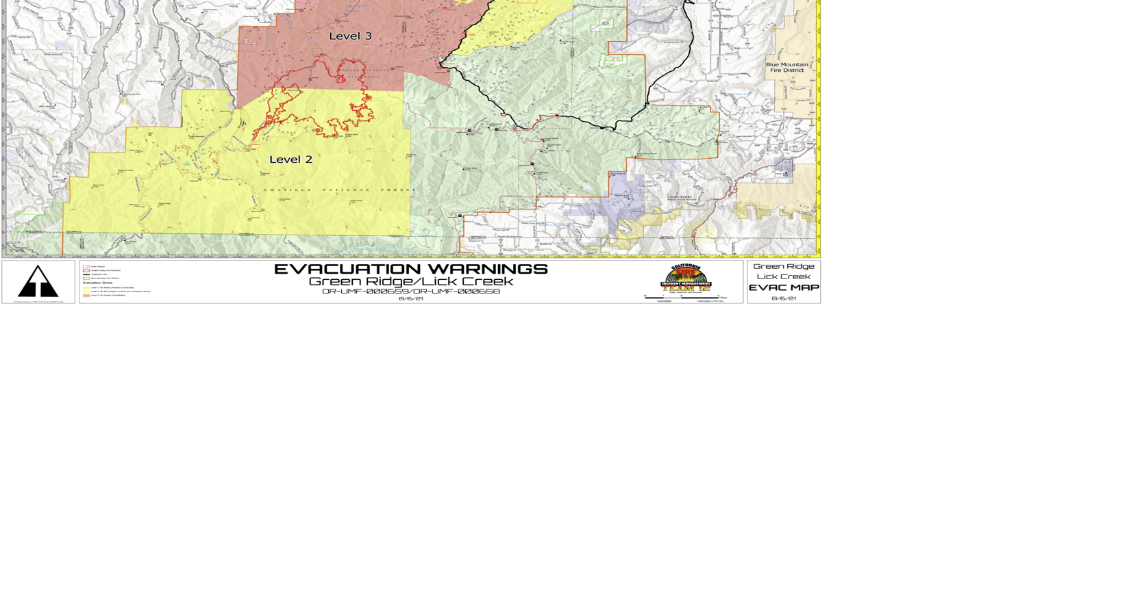 Immediate evacuation ordered in Columbia County near Green Ridge Fire ...