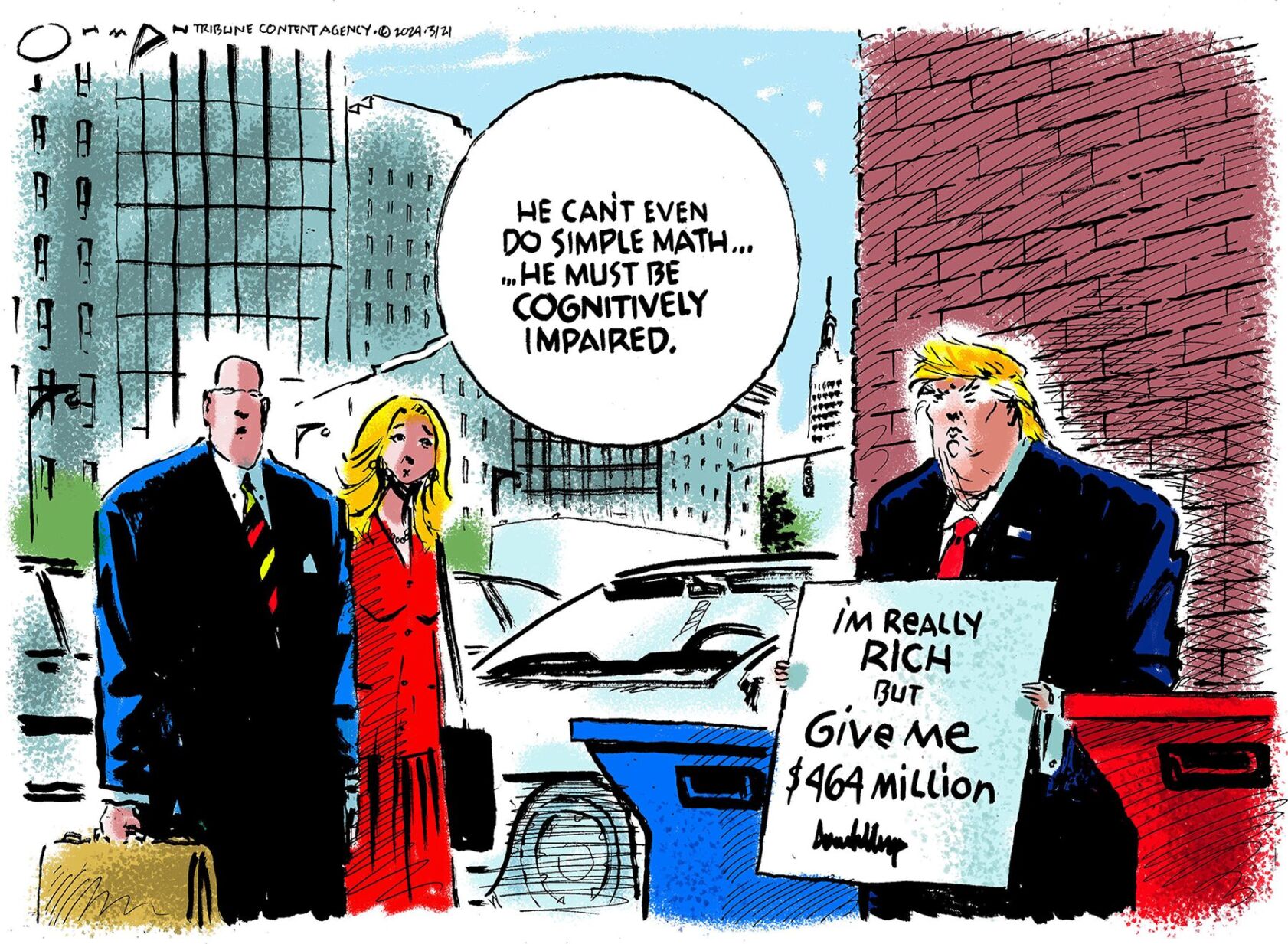 Editorial Cartoon: Jack Ohman (March 23, 2024) | Cartoons | union ...