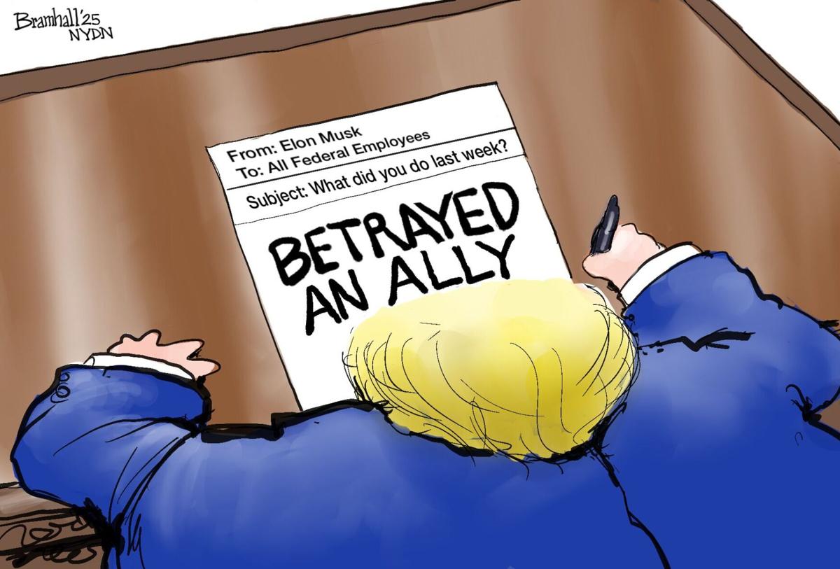 Editorial Cartoon: Bill Bramhall (Feb. 27, 2025) | Cartoons | union ...