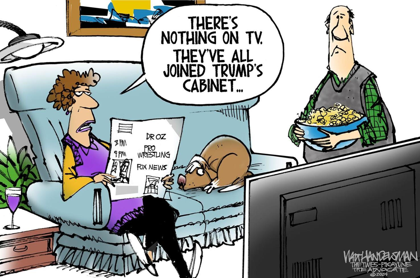 Editorial Cartoon: Walt Handelsman (Nov. 30, 2024) | Cartoons | union ...