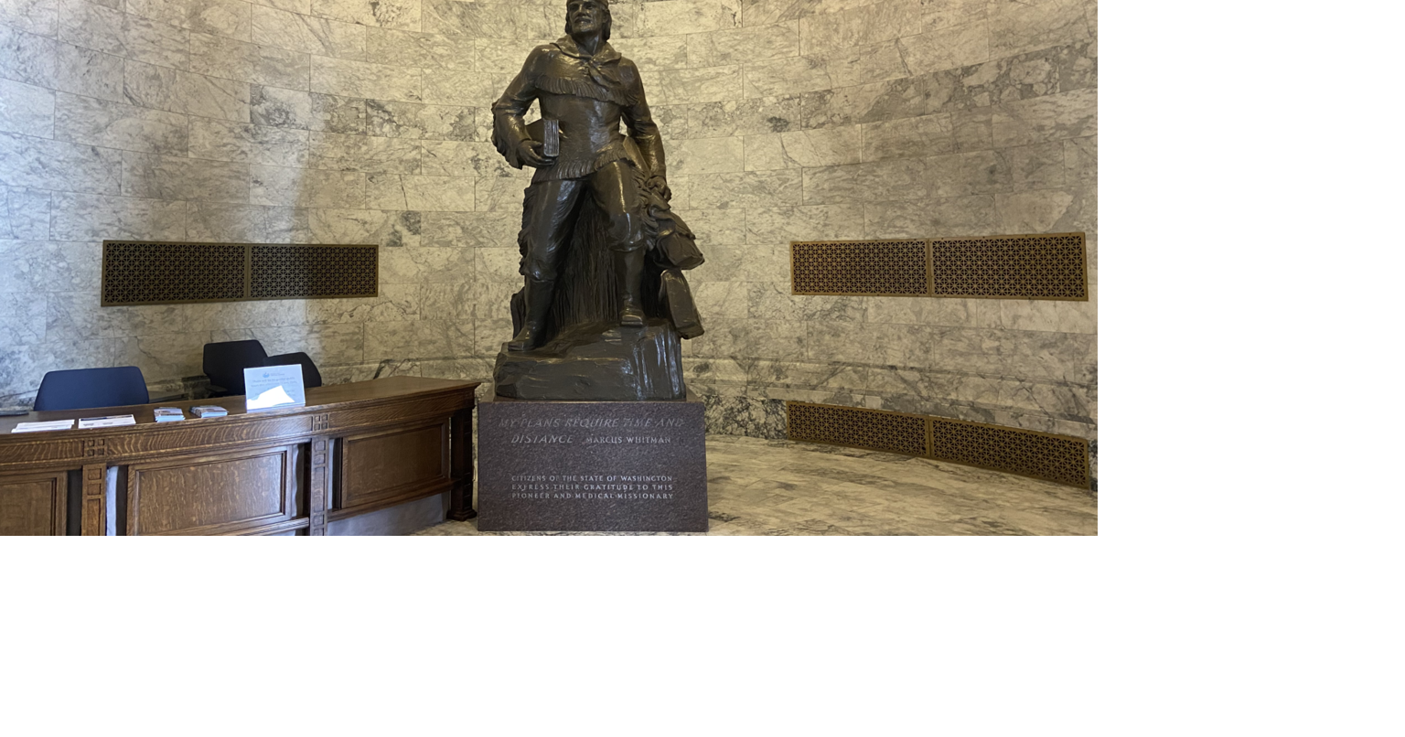 Washington officials weigh where to relocate 9,000-pound Marcus Whitman ...