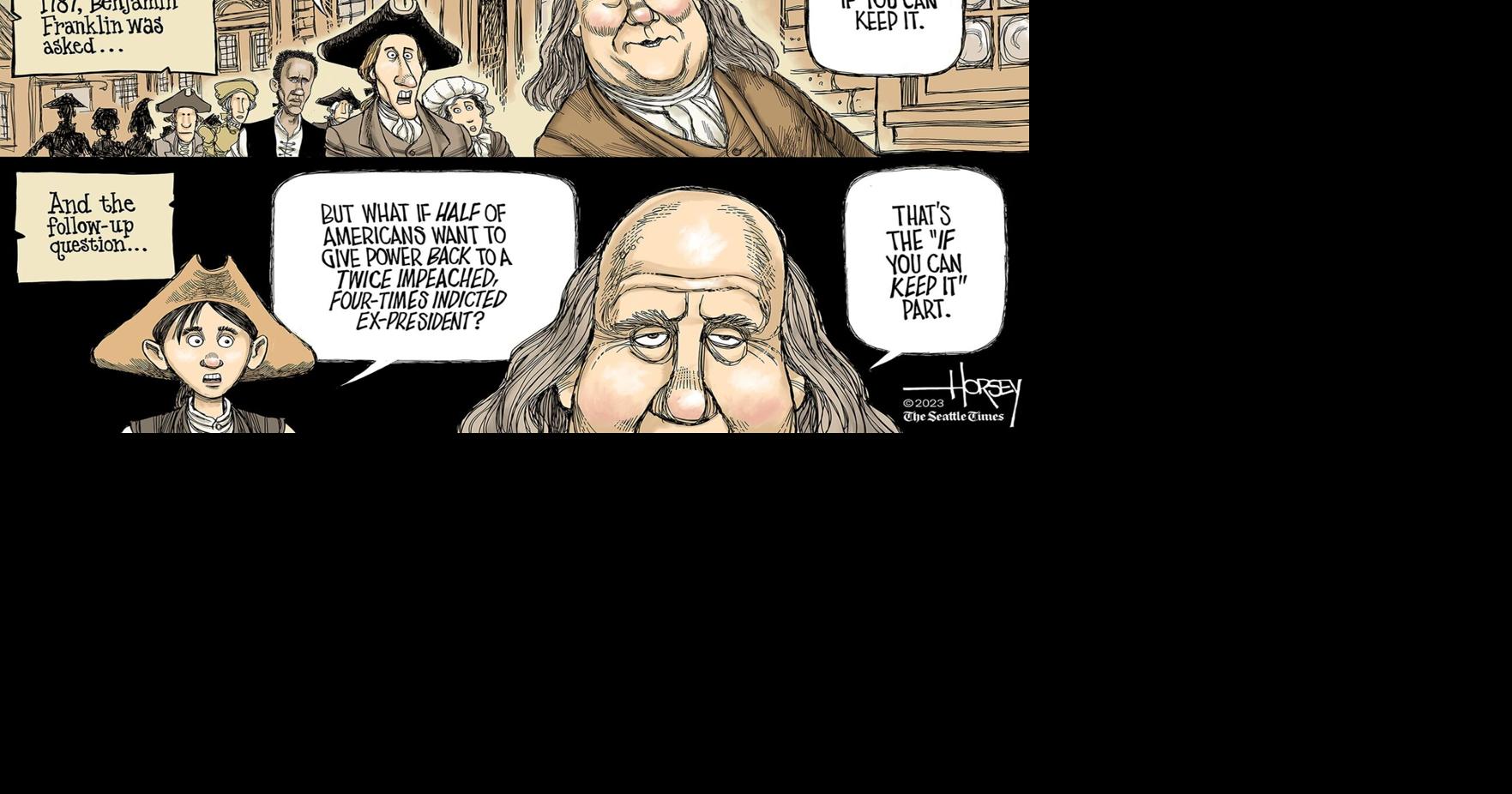 Editorial Cartoon: David Horsey (Aug. 19, 2023) | Cartoons | union ...