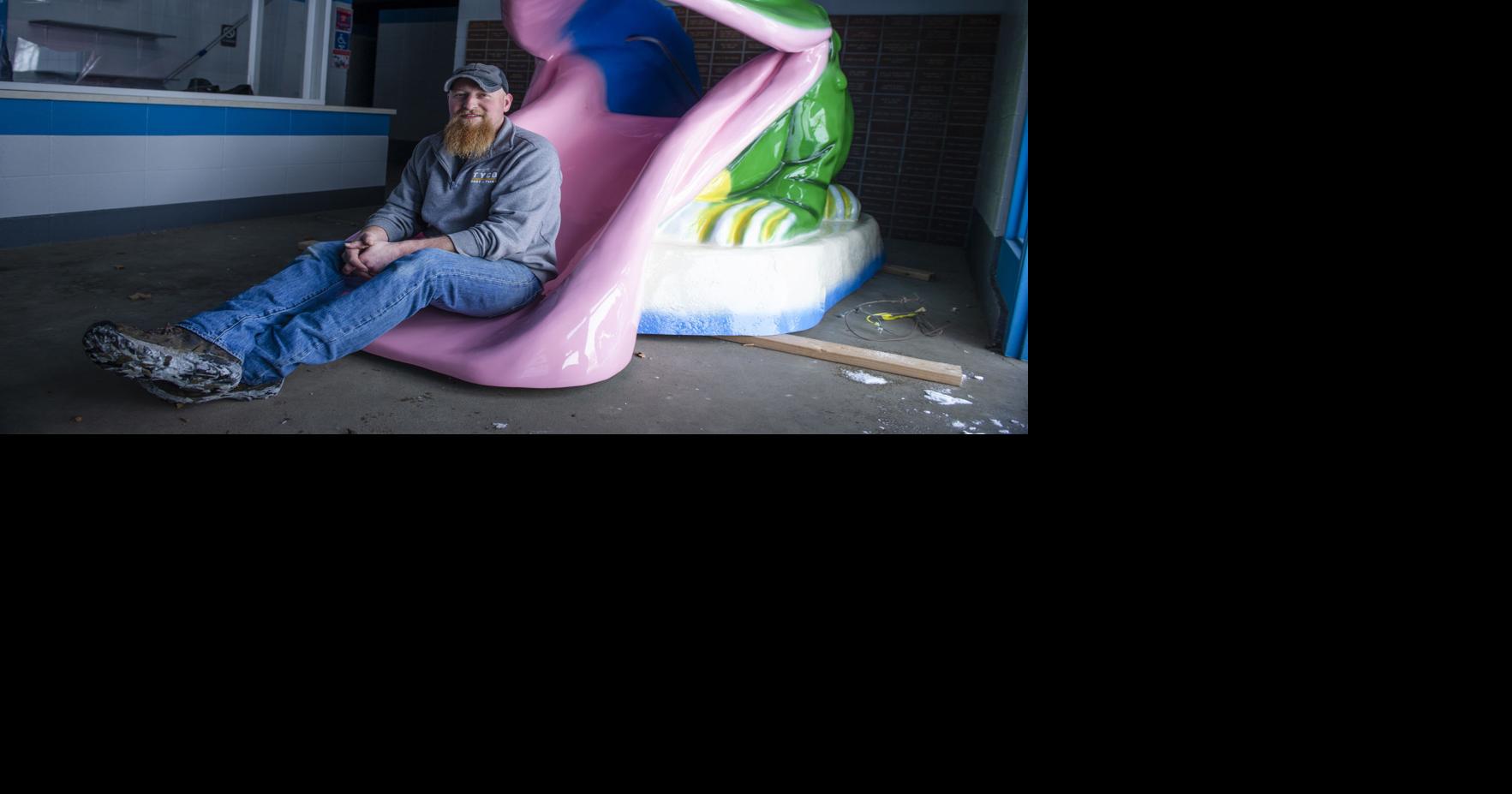 Milton-Freewater's froggy pool slide ready for its closeup thanks to ...