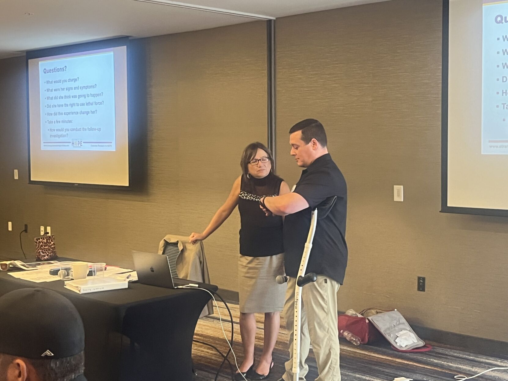Officials undergo training to detect strangulation in domestic violence ...