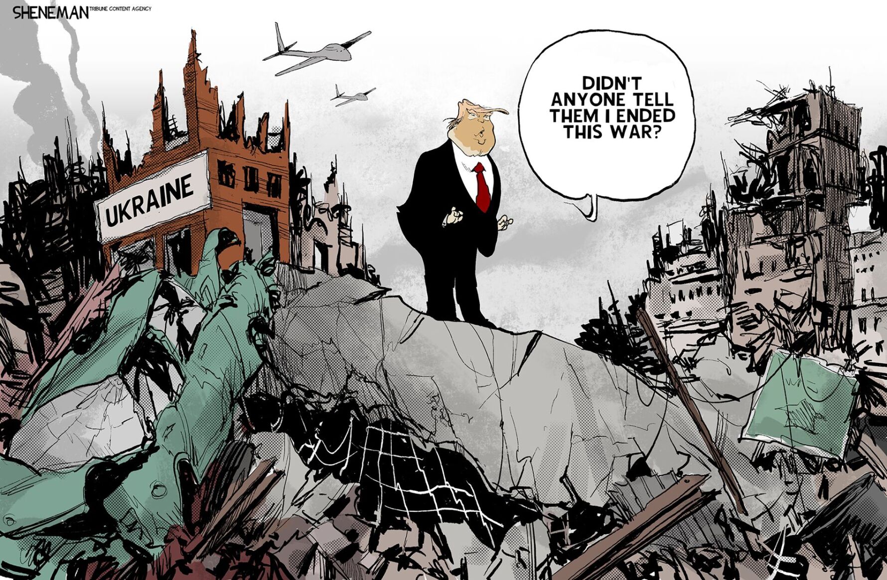 Editorial Cartoon: Drew Sheneman (Sept. 2, 2025) | Cartoons | union ...