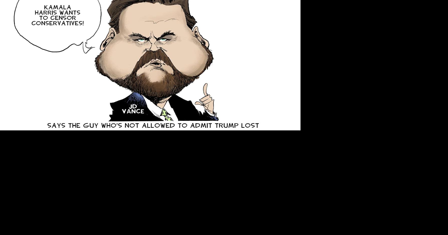 Editorial Cartoon: Drew Sheneman (Oct. 10, 2024) | Cartoons | union ...