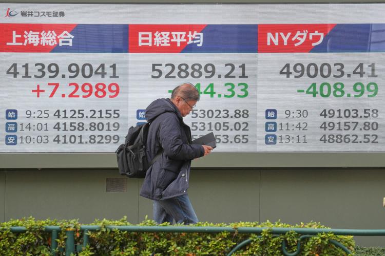 US futures fall and world shares are mixed as markets await Trump's ...