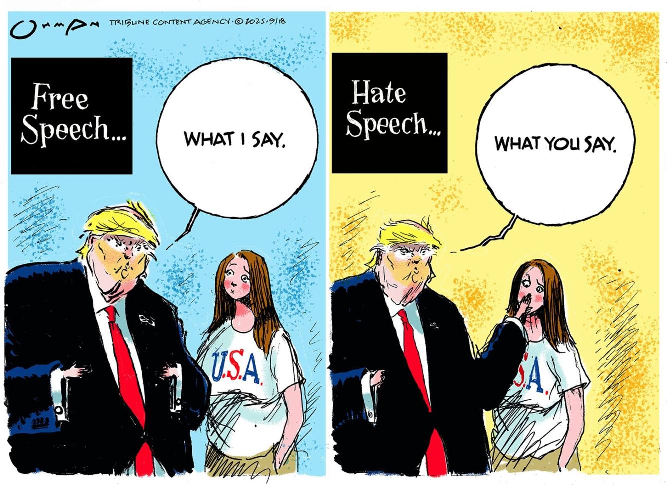 Editorial Cartoon: Jack Ohman (Sept. 20, 2025) | Cartoons | union ...