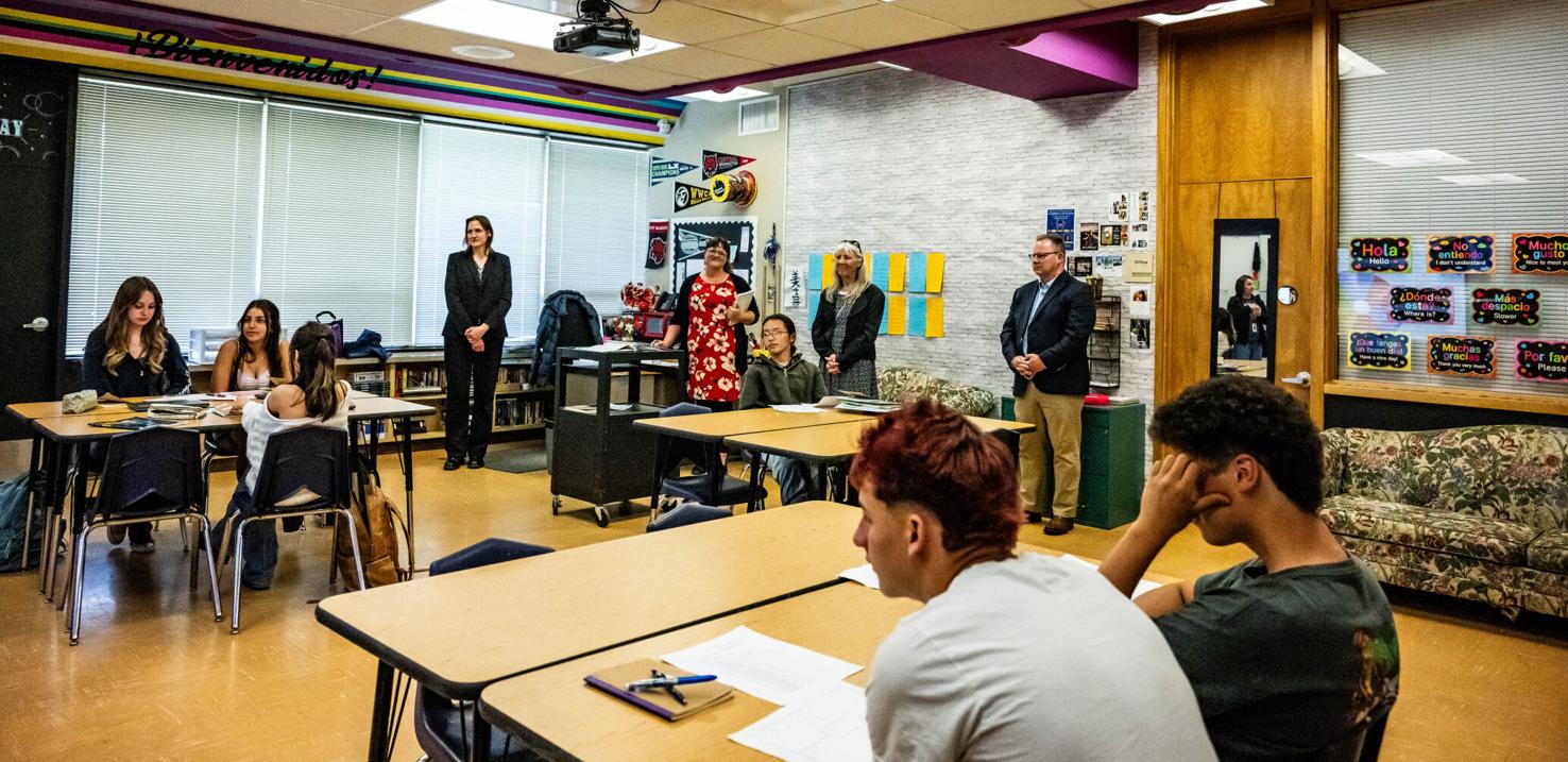 'Our winds have changed': State Superintendent Chris Reykdal visits ...