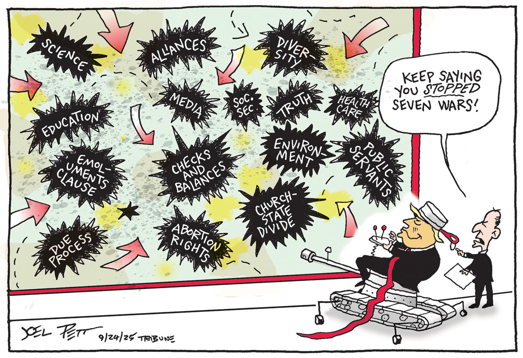 Editorial Cartoon: Joel Pett (Sept. 27, 2025) | Cartoons | union ...
