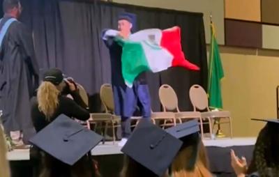 Grad waving a Mexican flag edited out of Tri-City school’s video ...