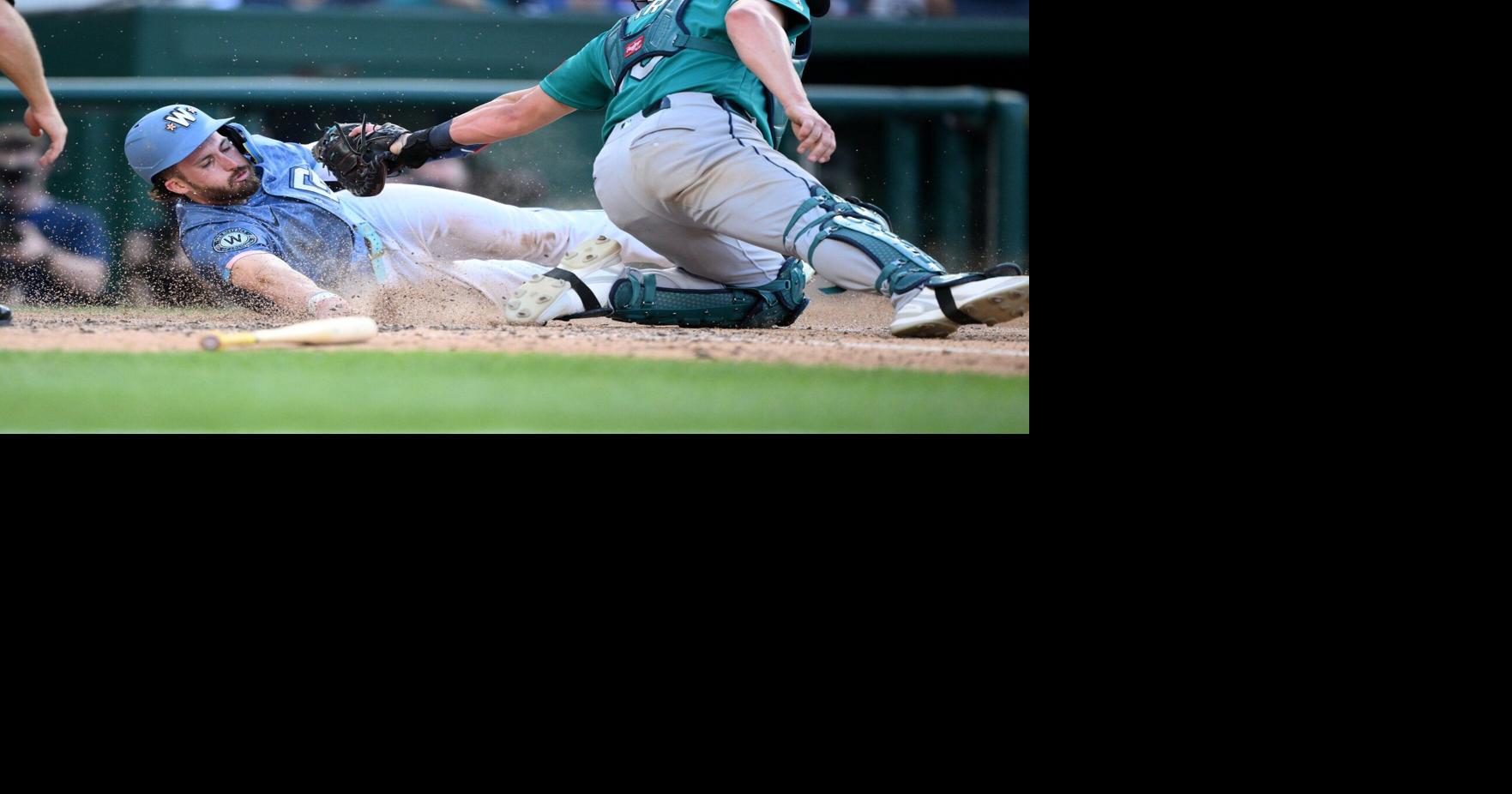 Mariners dealt ugly loss by Nationals; Colt Emerson homers again ...