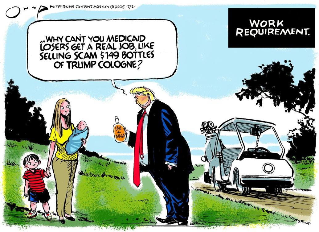 Editorial Cartoon: Jack Ohman (July 5, 2025) | Cartoons | union ...