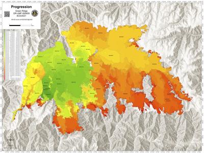 Green Ridge Fire near Walla Walla continues to slow dramatically ...