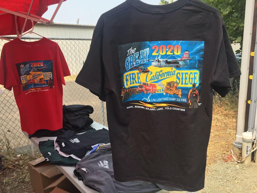 California wildfire T-shirts: For firefighters, a symbol of pride ...